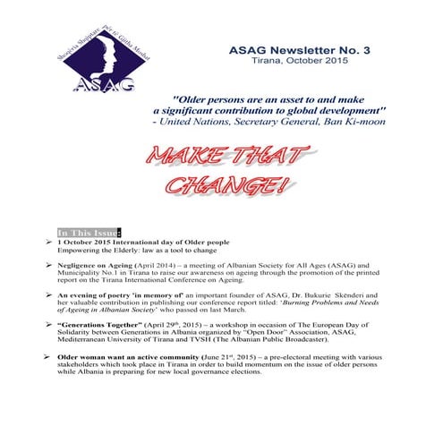 ASAG Newsletter No.3 | PDF