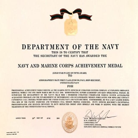 Navy Achievement Medal (3) | PDF