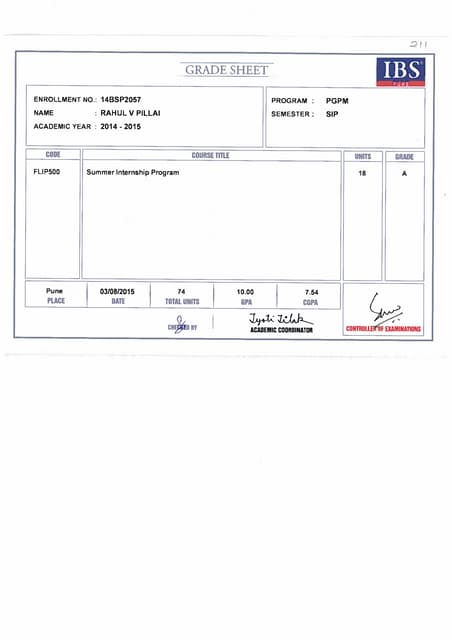S.Y and T.Y BCOM marksheet | PDF
