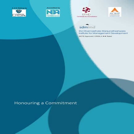 SDMIMD- Institute Brochure 2015 | PDF