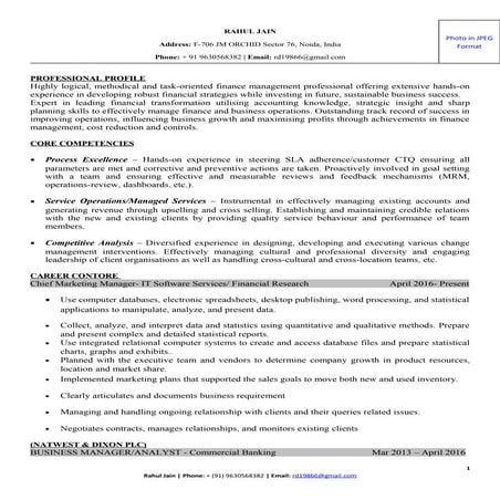 Rahul CV Latest Update | PDF