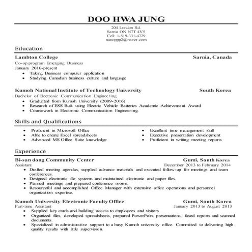 CPP resume c0675749 | PDF