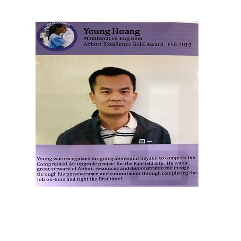 Abbott Excellence Gold Award | PDF