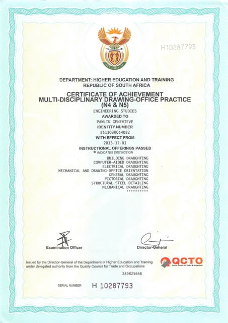 Inscape certificate | PDF