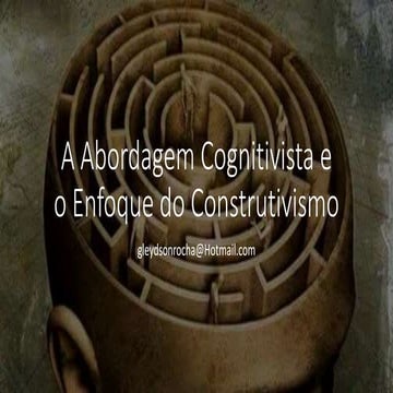A abordagem cognitivista e o enfoque do construtivismo piaget | PPTX
