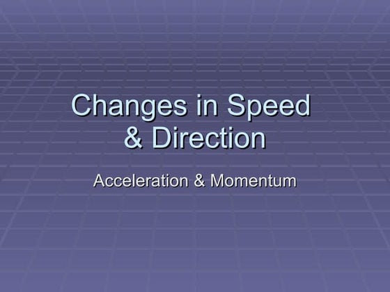 Acceleration | PPT