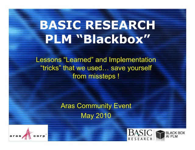 SharePoint PLM Software Overview | PPTX