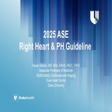Echo assessment of RV function | PPTX