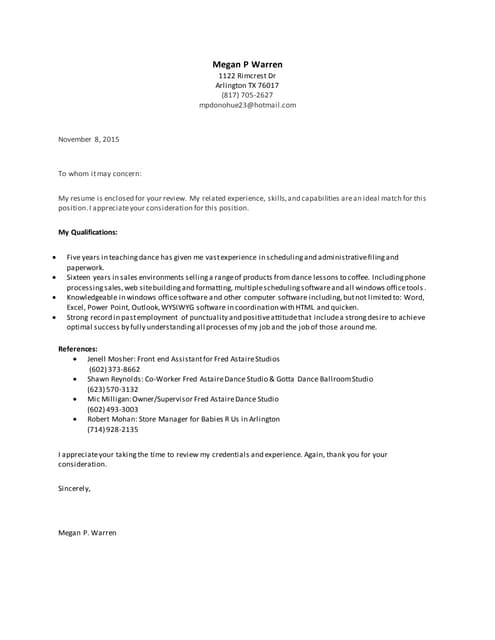 general cover letter | DOCX