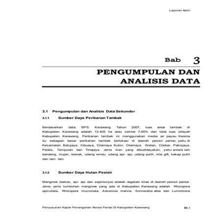 03 bab 3 pengumpulan dan analisa data | DOC
