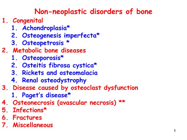 Introduction to Common Bone Disorders | PPTX