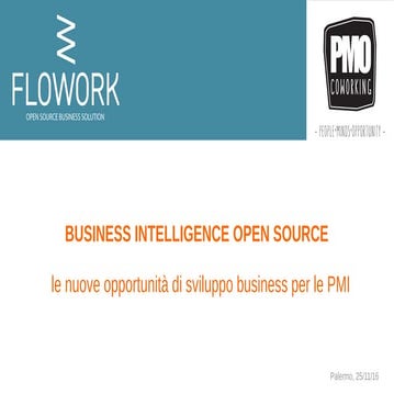 Business intelligence open source | PPT