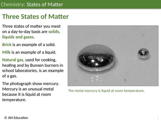States of Matter for Class 9 | PPTX | Chemistry | Science