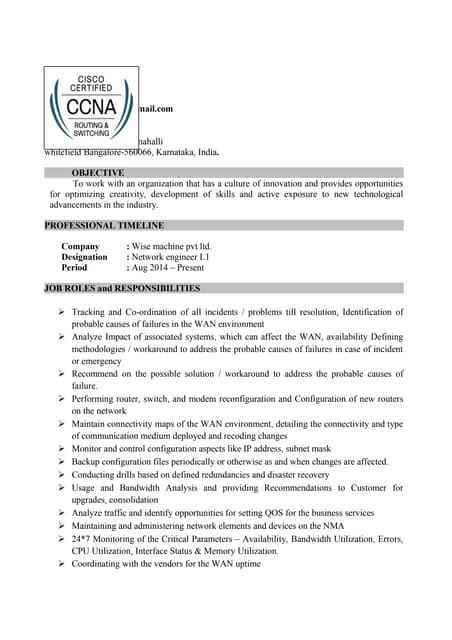 BMS ENGINEER CV | DOCX