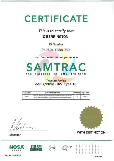 SAMTRAC | PDF