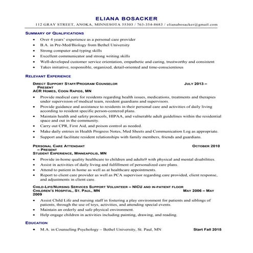 Eliana Bosacker_Resume 4-27-15 | DOC