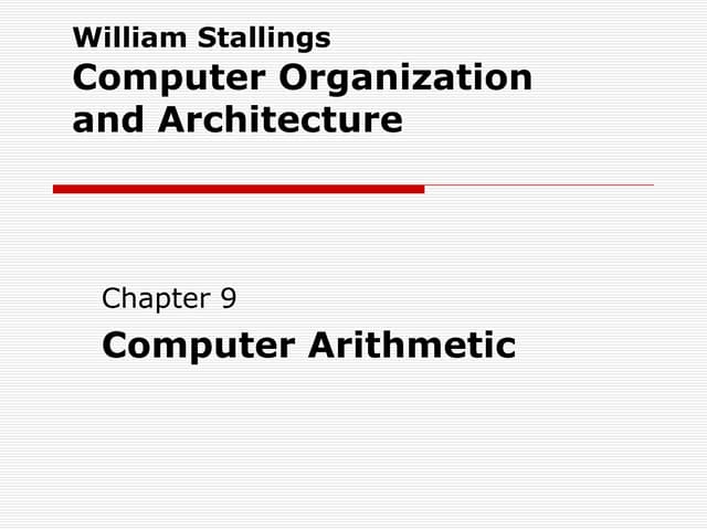 Computer Arithmetic_Computer_Architecture.ppt Computer Arithmetic_Computer_Architecture.ppt