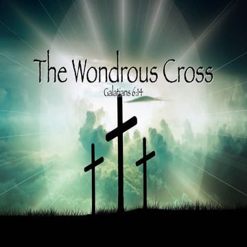 The Wondrous Cross | PDF