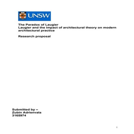 The Paradox of Laugier | PDF