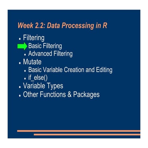 Mixed Effects Models - Data Processing | PPT