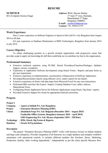 Sumith R presentations