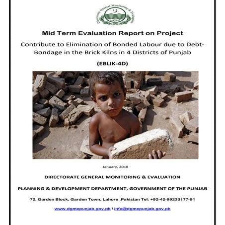 Elimination of Bonded Labour due to Bondage in the Brick Kilns in 4 ...