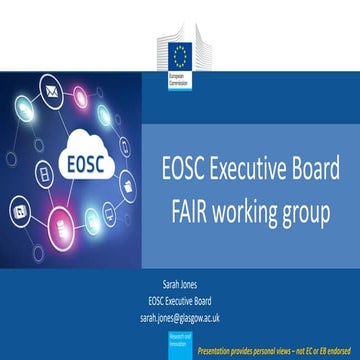 FAIR Working Group | PPT