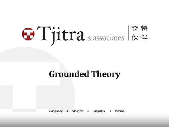 Grounded theory methodology of qualitative data analysis | PPT