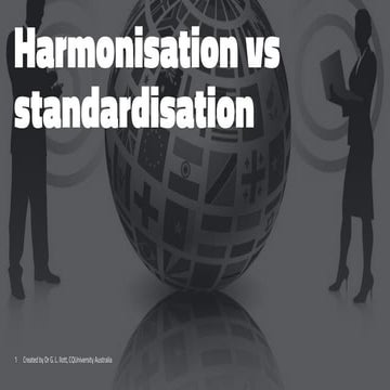 3.3 IFRS harmonisation vs standardisation | PDF