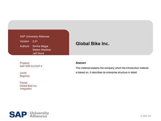 Global Bike Inc. | PDF | Business | Business and Finance