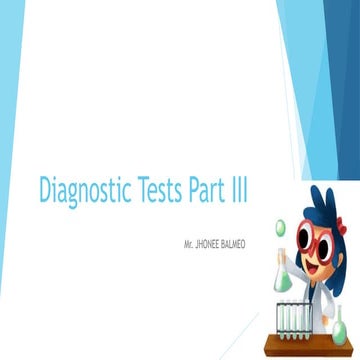 laboratory tests part 3 | PPT