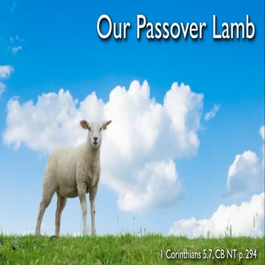 Our Passover Lamb | PDF