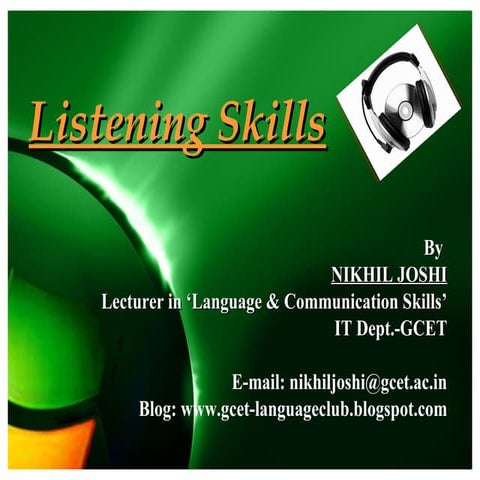 03 listening skills | PPT