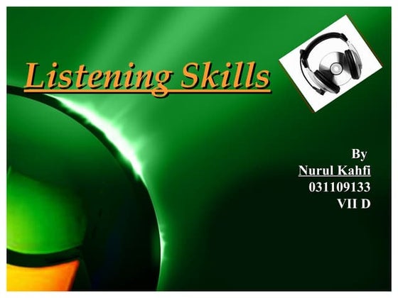 03 listening skills | PPT