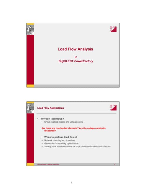 DigSILENT PF - 03 loadflow theory | PDF | Computer Software and Applications | Computing