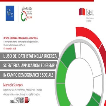 M. Stranges, L'uso dei dati Istat nella ricerca scientifica ...
