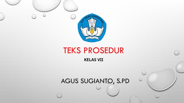 Power point teks prosedur | PPTX