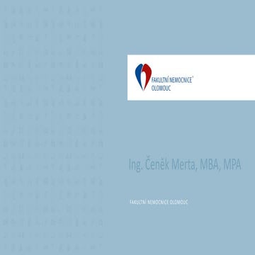 KLA.cz - Strategický nákup ve FN Motol | PDF