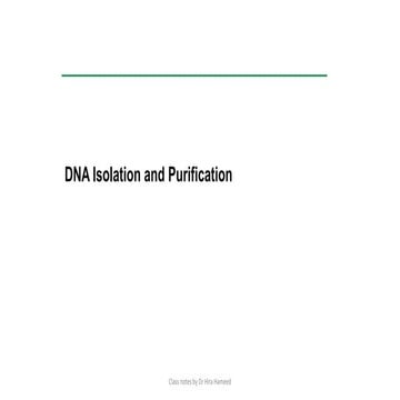 P DNA Isolation and Purification.pdf microbiology | PDF