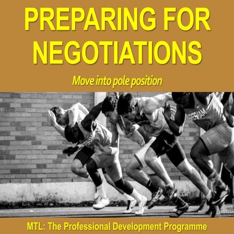 Preparing for Negotiations | PPTX