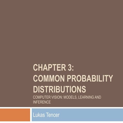 Common Probability Distibution | PPTX