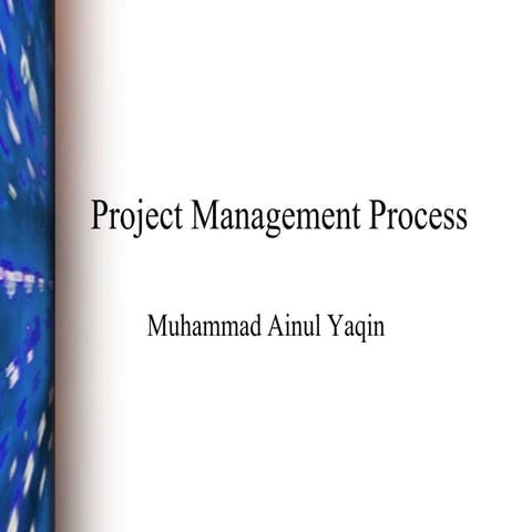 03 project management process | PPTX