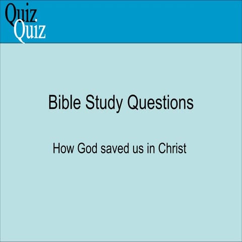 03 quiz in_christ | PPT