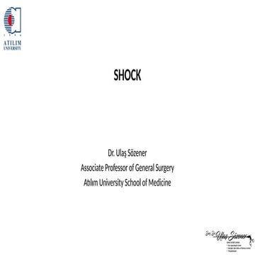 Clinical classification of Shock and management.pptx