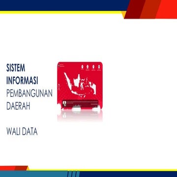 Sistem Informasi Pembangunan Daerah (SIPD) Wali Data | PDF