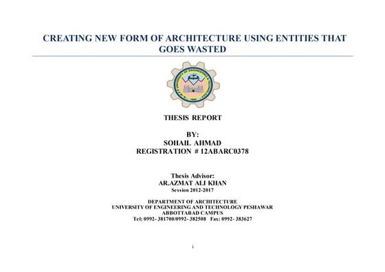 Thesis topic synopsis prese | PPT