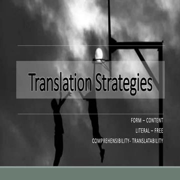 Translation strategies | PPTX