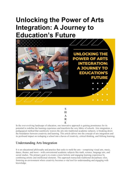 Art Integration | PPT