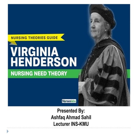 Henderson’s Need Theory .pptx