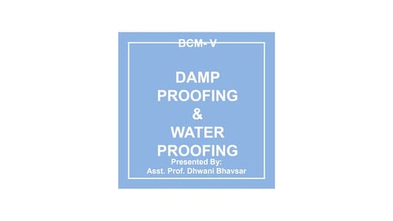 DPC, Back Filling and Plinth Protection.pptx